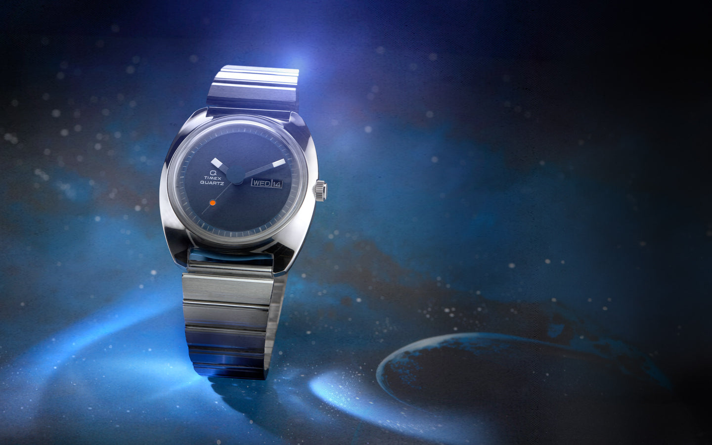 Q Timex 1975 Enigma Reissue 37mm Stainless Steel Bracelet Watch ...