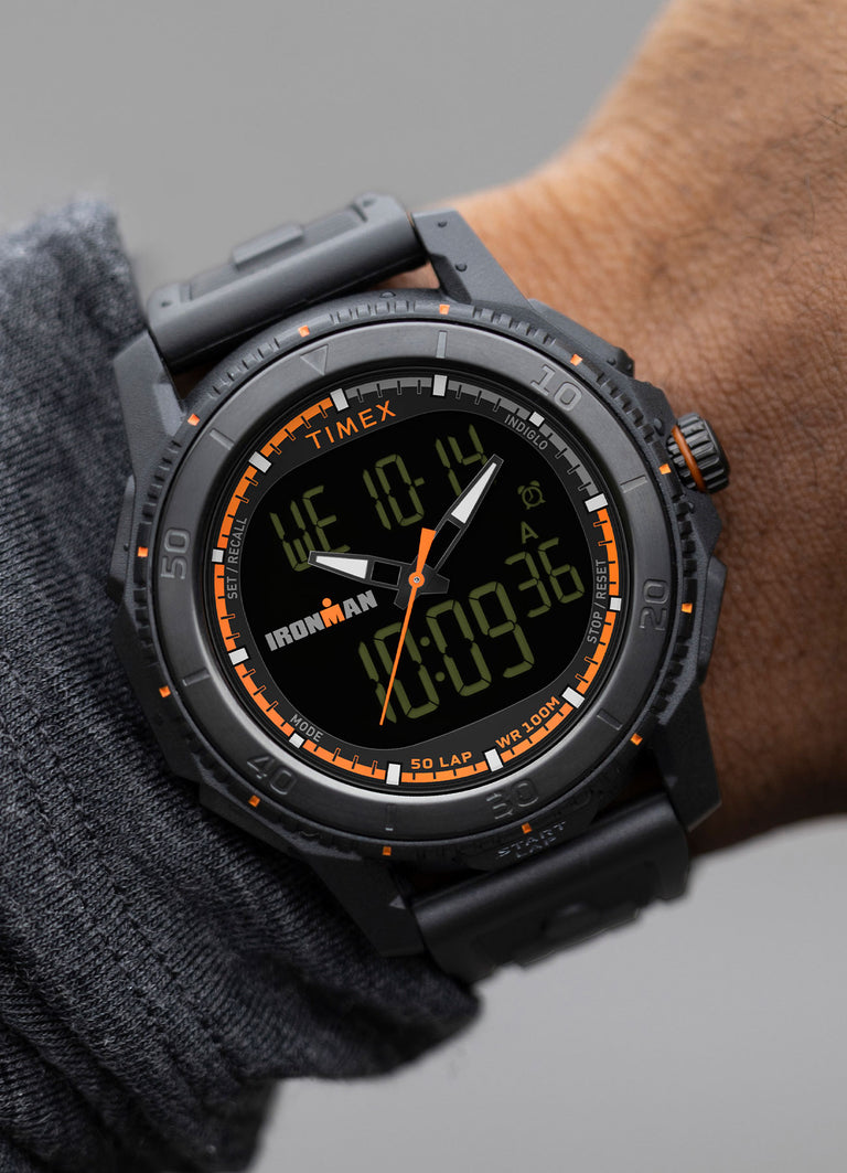 TIMEX® IRONMAN® Adrenaline Ana-digi 46.5mm PU Strap Watch - TW2W53600 ...