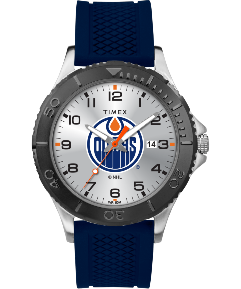 Edmonton Oilers Watch | Timex Gamer Blue NHL Watch Tribute - TWZHOILME ...